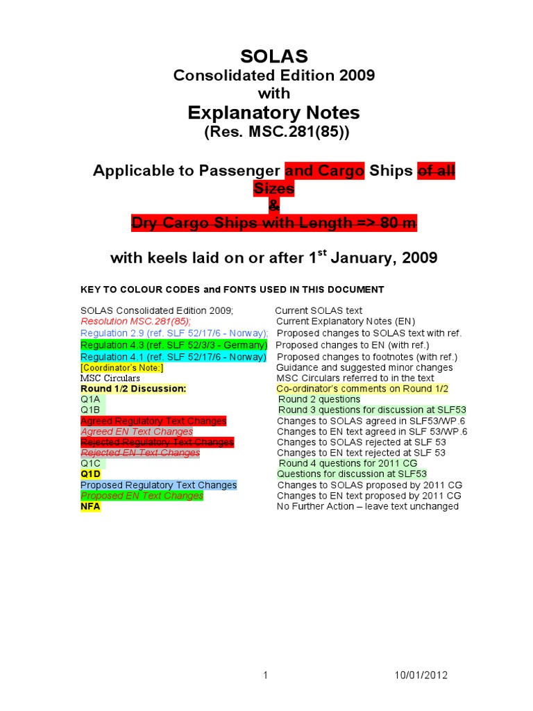 Solas Explainatory | PDF