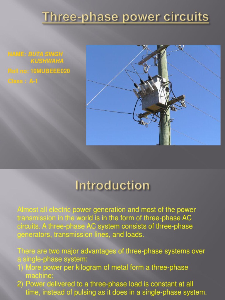 Three-Phase Power Circuits | PDF | Ac Power | Electronic Engineering