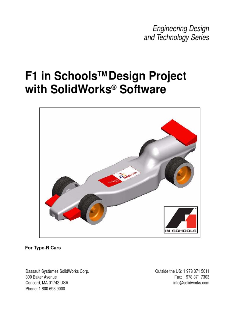 F1 in Schools Design Project Using Solidworks | PDF