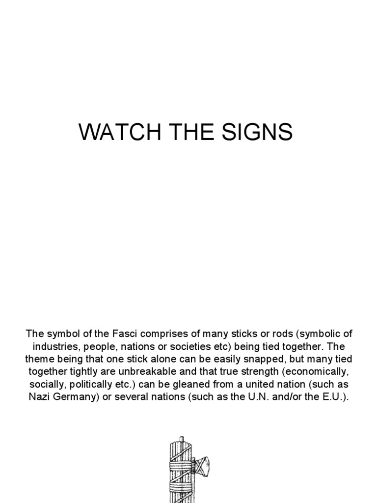 Watch The Signs | PDF