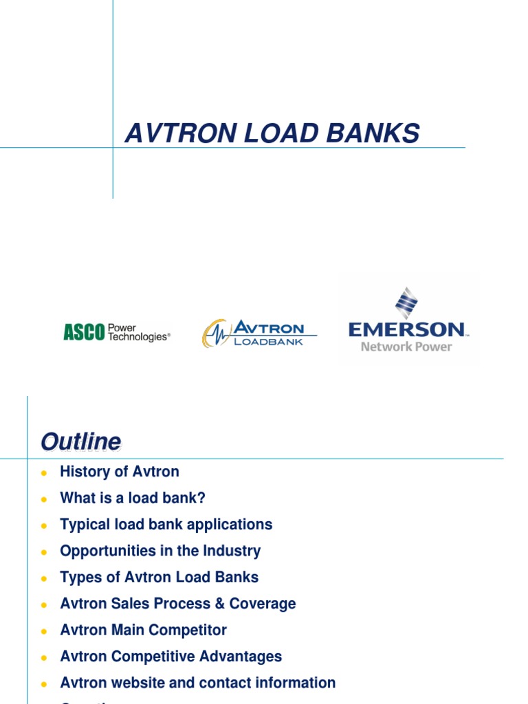 Avtron Presentation | PDF | Ac Power | Engines