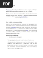 Reason Why Letter Samples | PDF | Life Insurance | Insurance