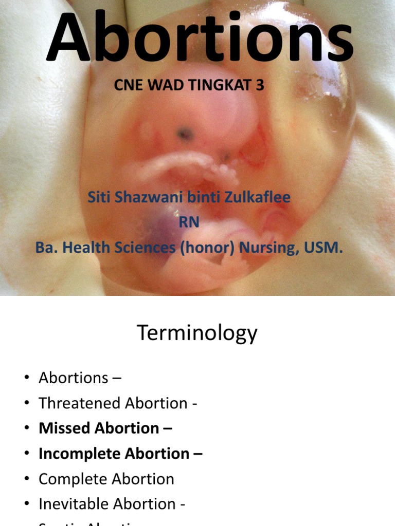 Abortions | PDF | Miscarriage | Abortion