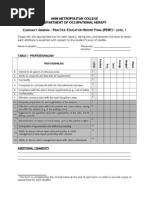 Preceptor Evaluation Form | PDF | Nursing | Confidentiality