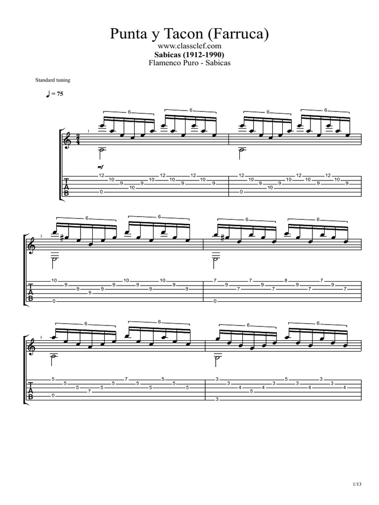 Punta Y Tacon by Sabicas