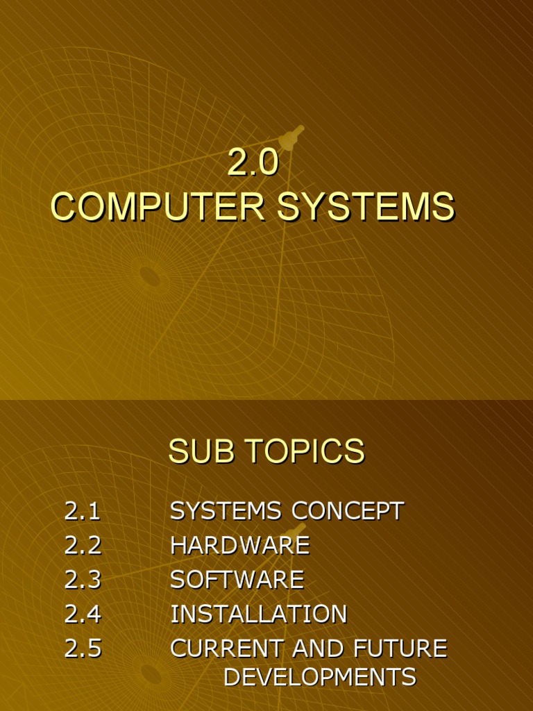 Computer Systems Overview | PDF | Input/Output | Byte