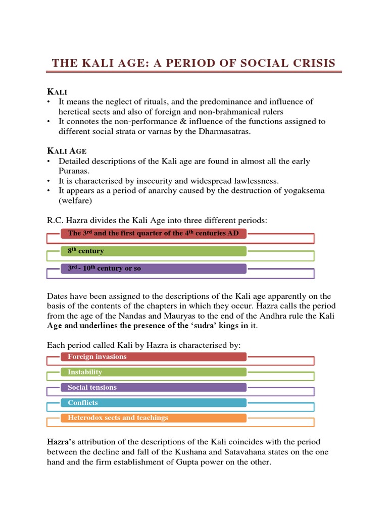 The Kali Age in The Early Medieval India | PDF | Taxes | Religion And ...