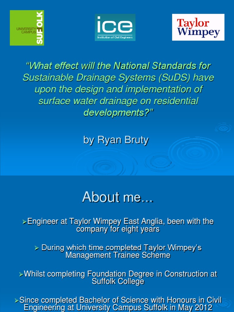Impact of National SuDS Standards on Design | PDF | Surface Runoff | Flood