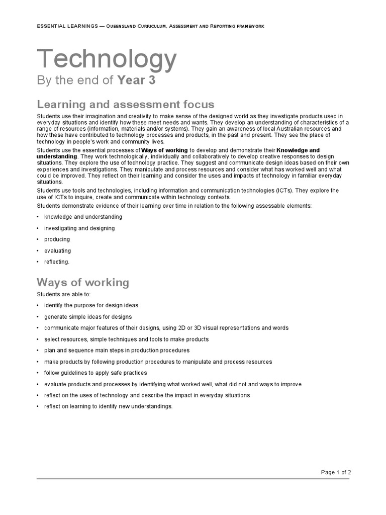 technology grade 3 | Design | Creativity | Free 30-day Trial | Scribd