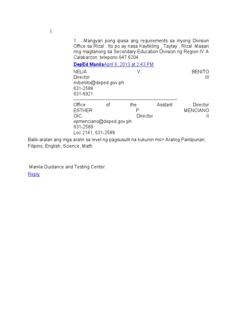 Pep Test | PDF