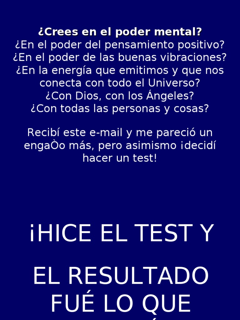 Eres Alguien Con Mucho Poder | PDF | Amor | Science