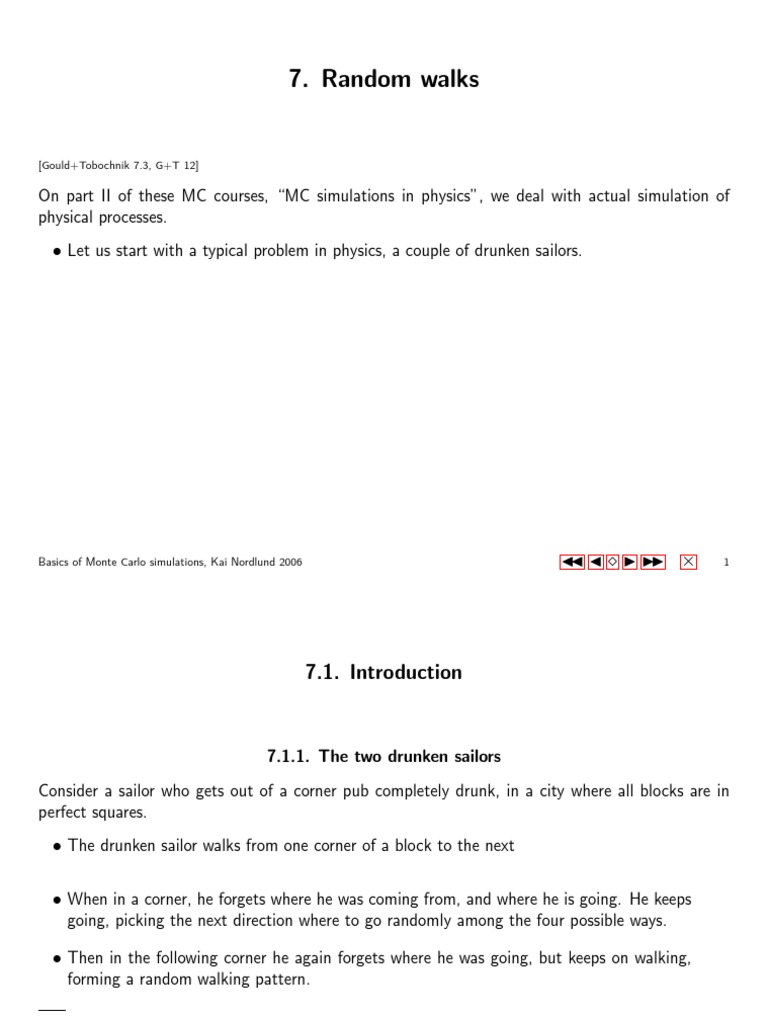 Random Walk | PDF | Polymers | Randomness
