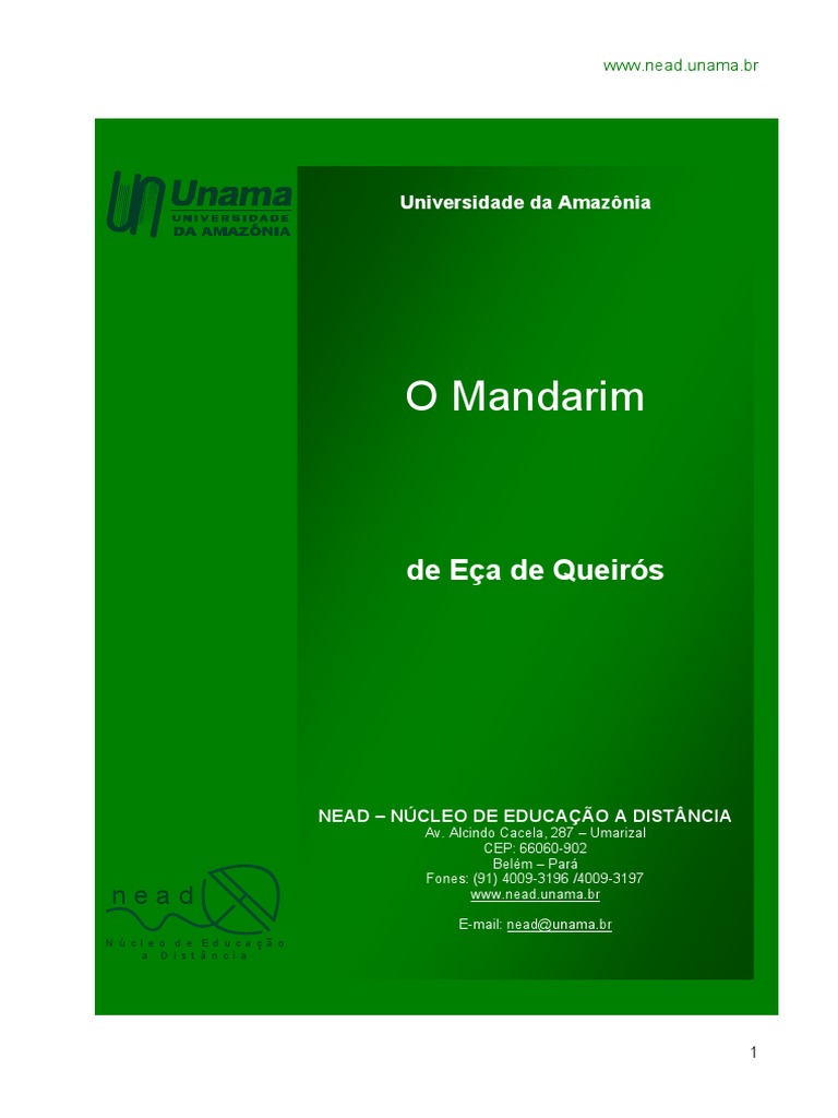 Eca de Queiros O Mandarim | PDF | Diabo | Amor