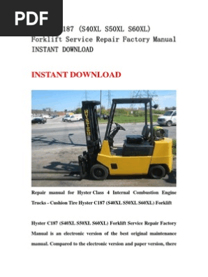 Hyster 60 Manual Ebook