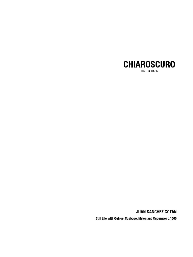Chiaroscuro Lighting Techniques in Photography | PDF | Shadow | Light