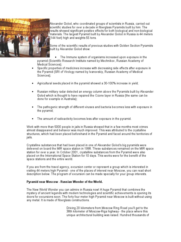 Alexander Golod Piramida | PDF | Moscow | Russia