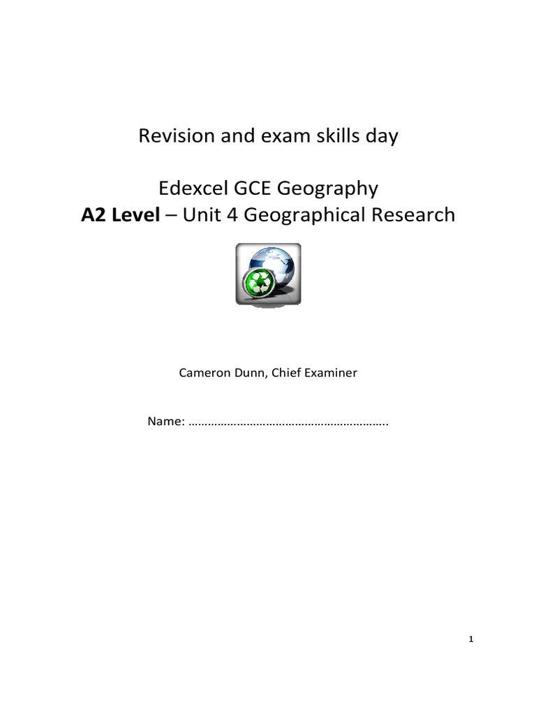 Student Exam Revision Guide | PDF | Earthquakes | Case Study