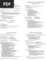 Catholic Mass Cheat Sheet PDF | PDF | Mass (Liturgy) | Christian ...