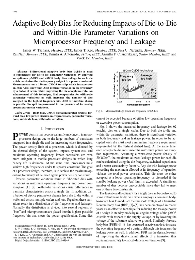 Body Bias | PDF | Electronic Circuits | Mosfet