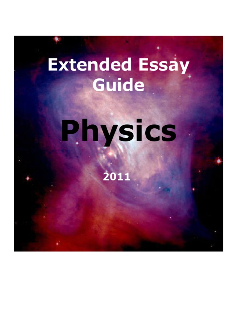 EE Guide - Physics v1 | PDF | Statistics | Essays