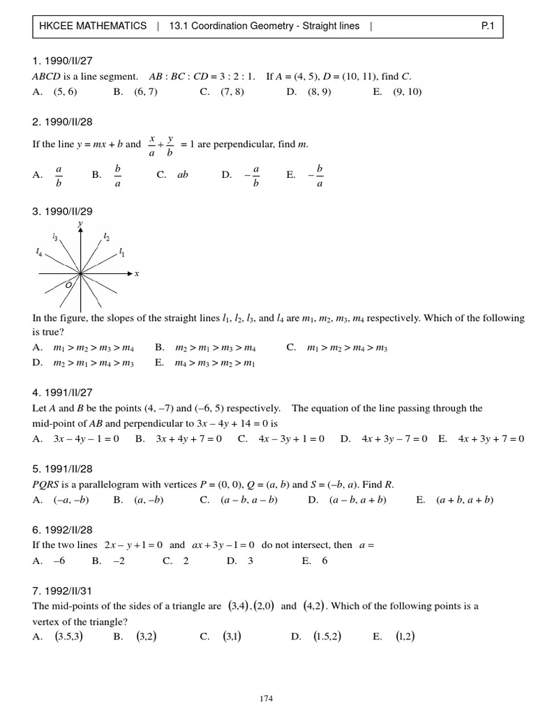 Maths 13 1 | PDF | Line (Geometry) | Algebraic Geometry
