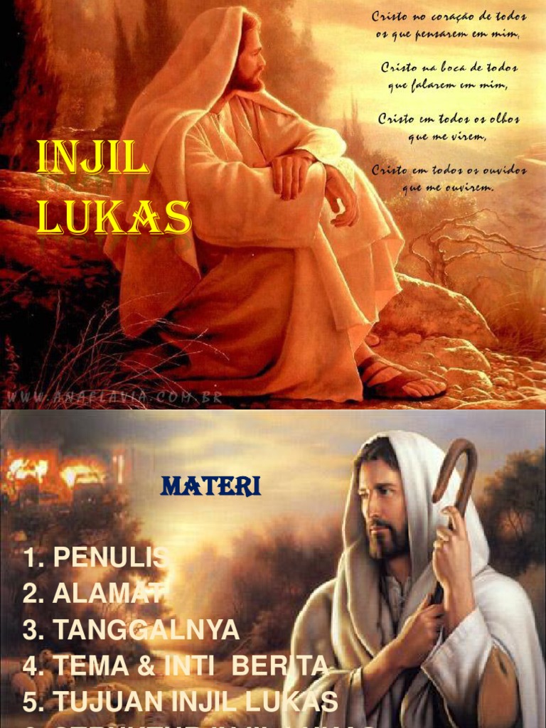 Potret Yesus Dalam Injil Lukas | PDF