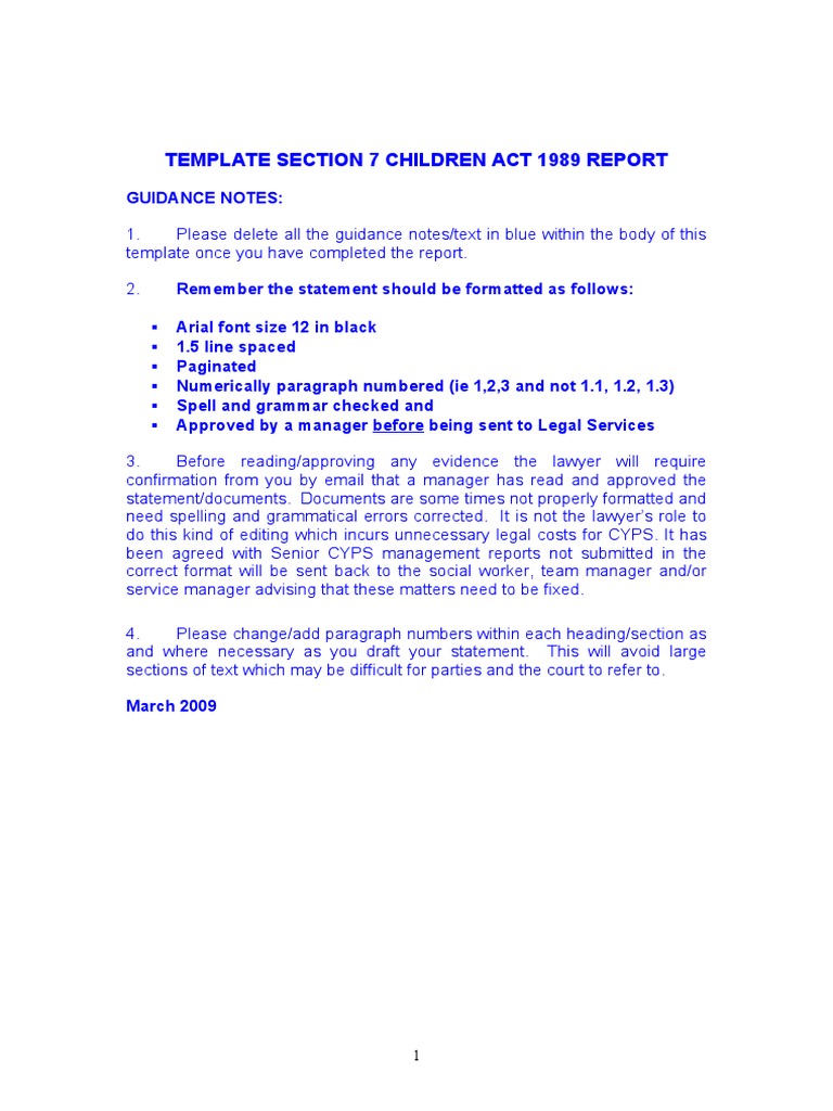 Section 7 Report Template | PDF | Social Institutions | Social Science