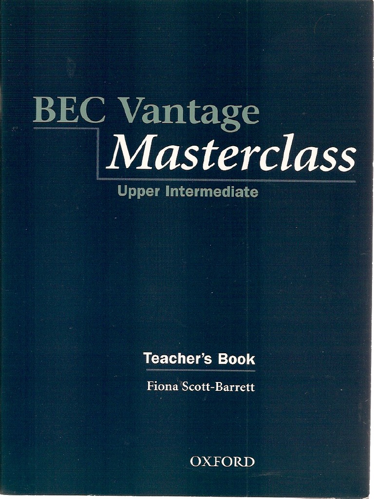 BEC V - Masterclass - Teacher's Book PDF | PDF