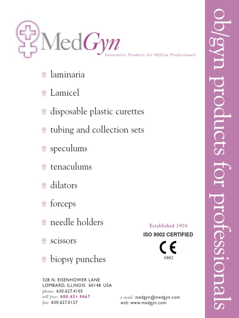 1654 MedGyn Catalogassafsa | PDF | Gynaecology | Wellness