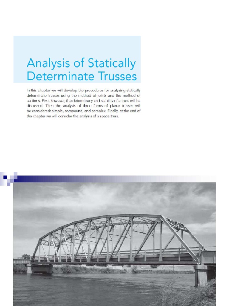 Statically Determinate Trusses Analysis | PDF | Technology & Engineering