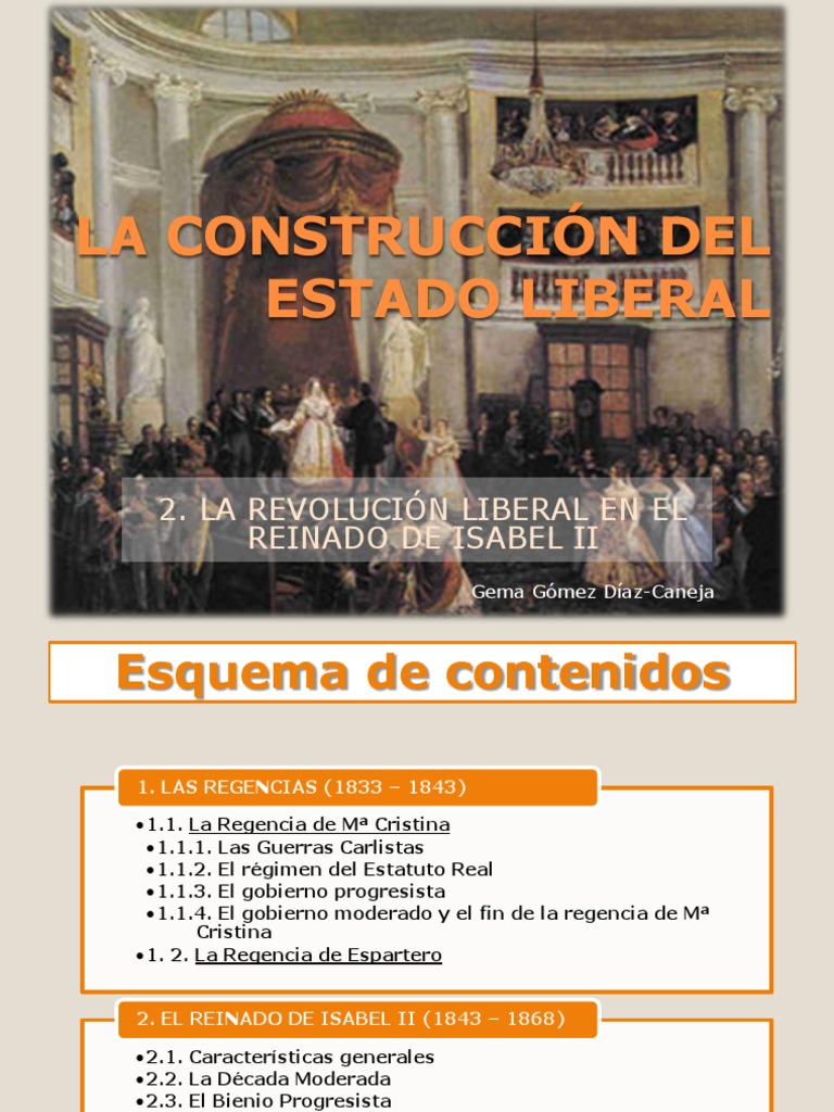 La Construcción Del Estado Liberal | PDF | España | Gobierno de españa