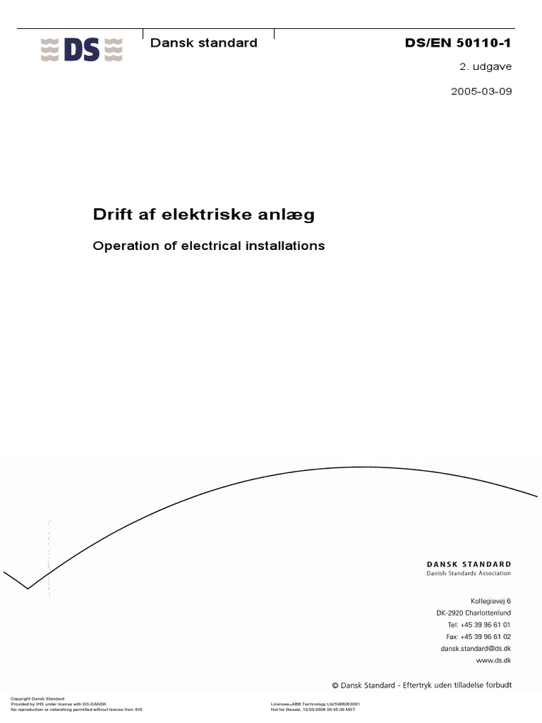 En 50110-1 | PDF
