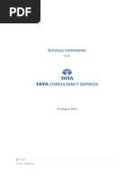 AutoSys UNIX Commands Guide | PDF | Command Line Interface | Scheduling (Computing)