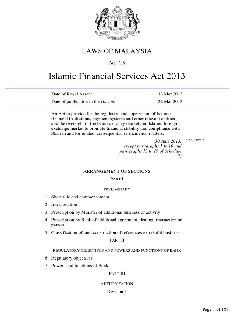 Ifsa 2013 | PDF | Islamic Banking And Finance | Liquidation