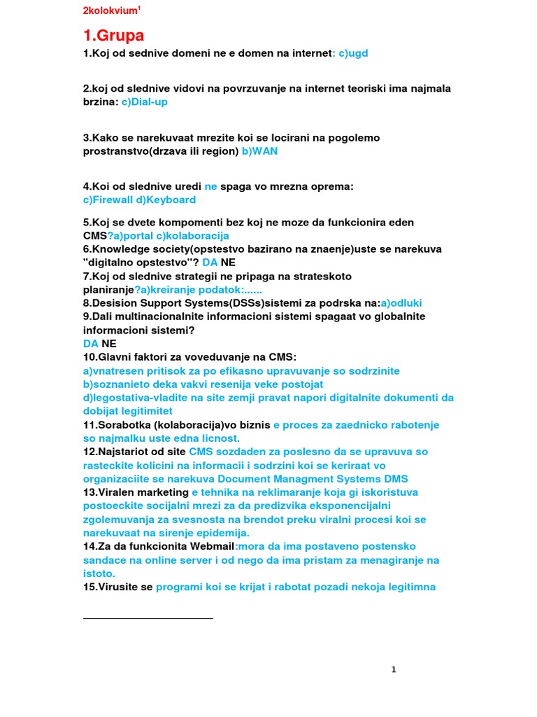 Test Informatika | PDF