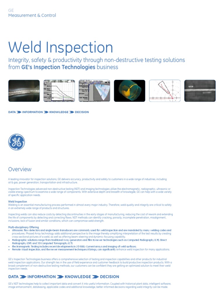 Welding Inspection Pdf Nondestructive Testing Welding