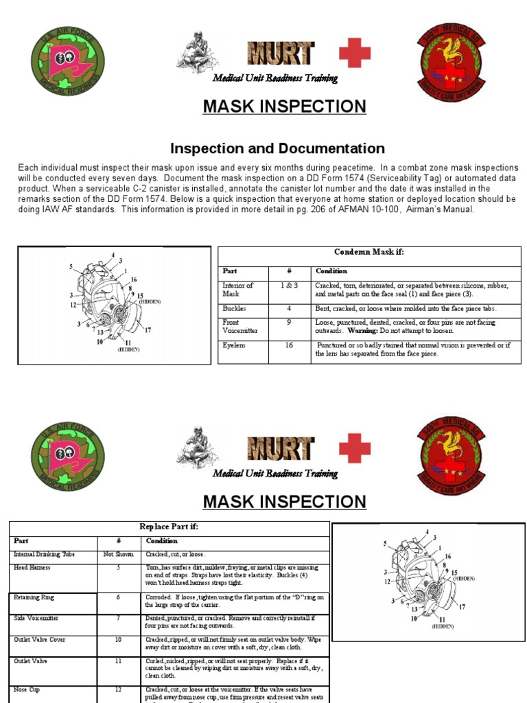 CTB 034776 Gas Mask Inspection | PDF | Equipment | Environment