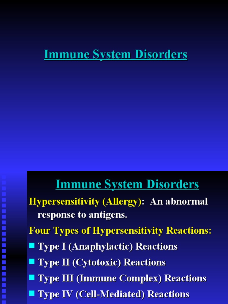 Immune Disorders | Hiv/Aids | Autoimmunity