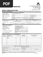 SGS Sample Submission Form | PDF