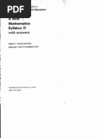 MF10 Further Mathematics | PDF