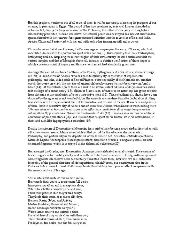 Mary Anne Atwood - Hermetic Philosophy and Alchemy5 | PDF | Alchemy | Hermeticism