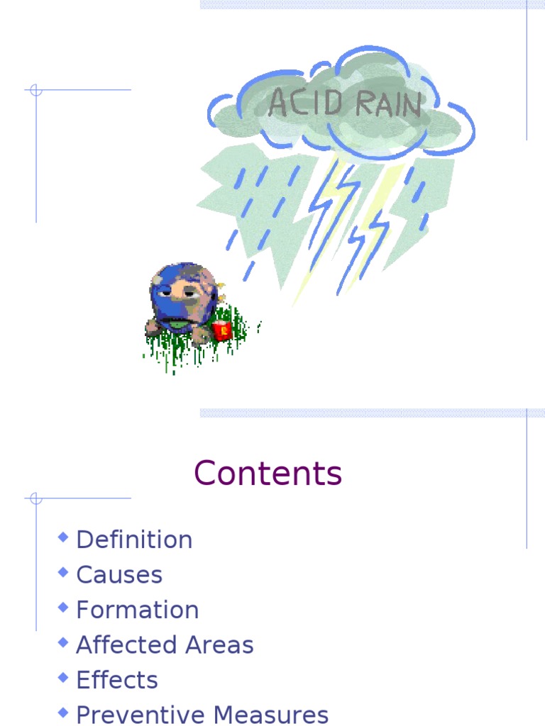 Acid Rain | PDF | Chemistry | Nature