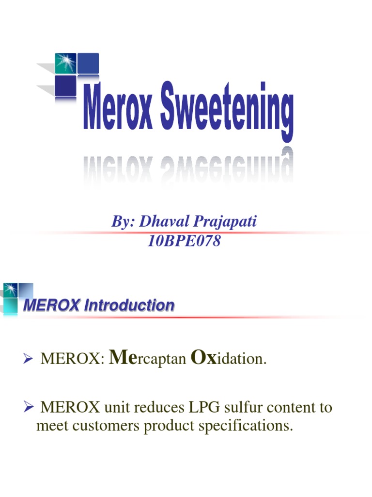 Merox Sweetening | PDF