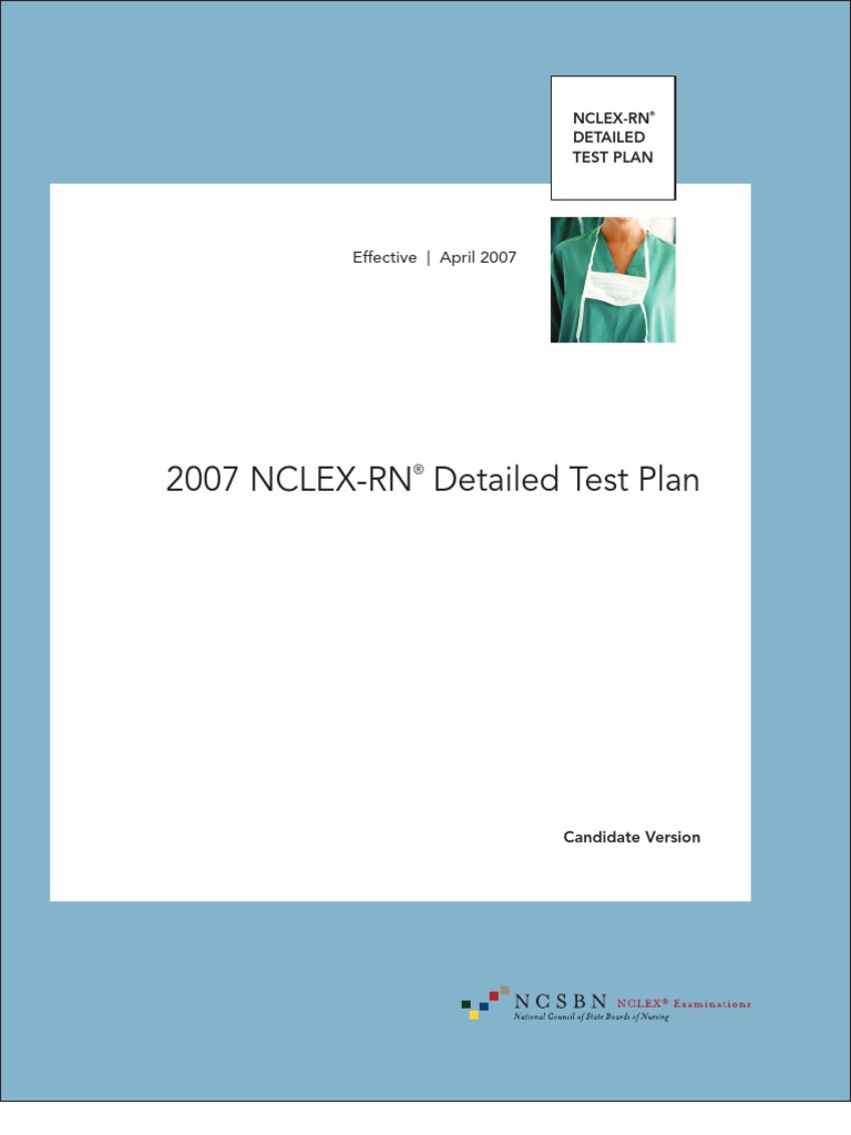NCLEX-RN Test Plan (Detailed Candiate Version) | National Council ...