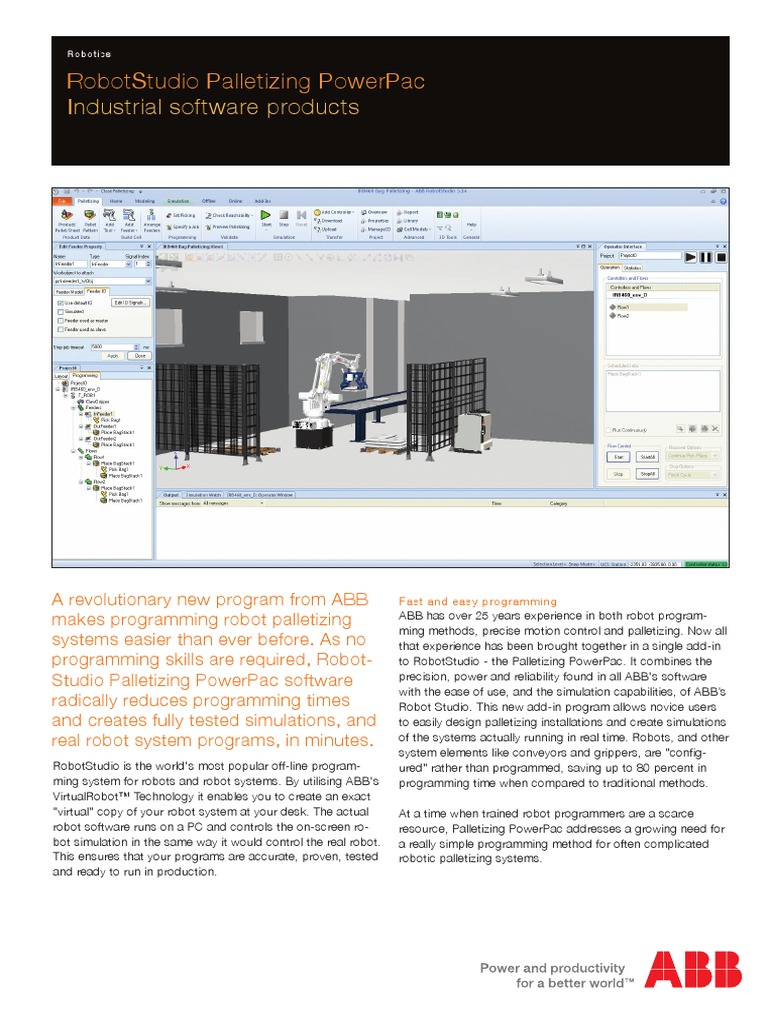 ROB0211EN A Palletizing PowerPac Data Sheet Final | PDF | Computer ...