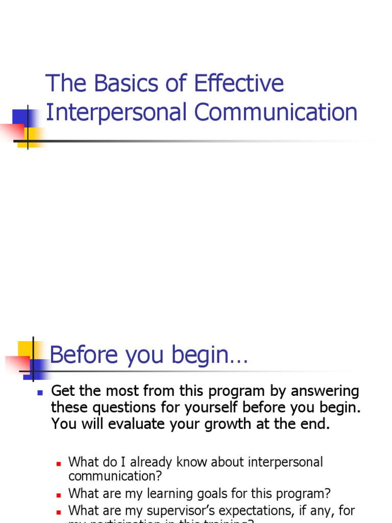 Effective Communication | PDF | Communication | Body Language