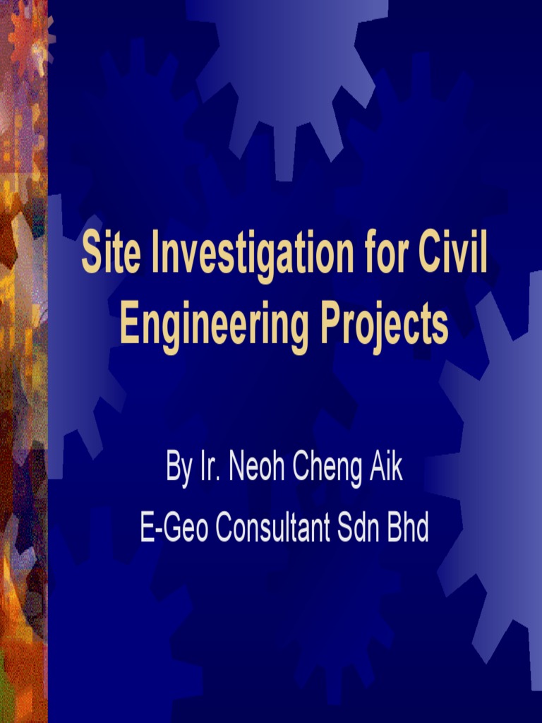 Introduction of Site Investigation | PDF | Geotechnical Engineering | Soil