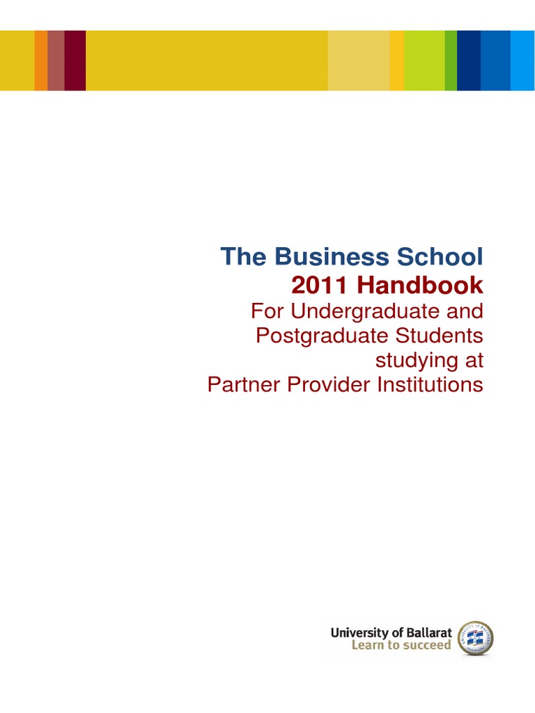 Business and Accounting Handbook | PDF | Plagiarism | Students