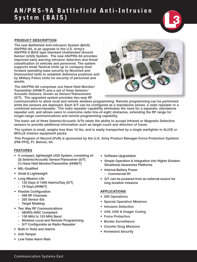 B A T T L E F I E L D A N T I I N T R U S I O N S Y S T E M PDF