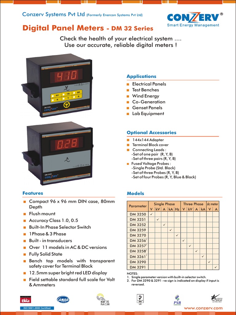 DM 32 V1 0706 | PDF | Power (Physics) | Physical Quantities